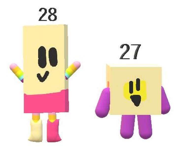 3D models of 28 and 27 | Fandom