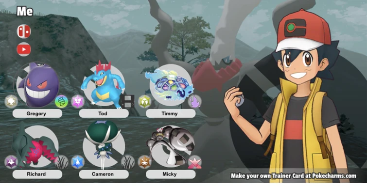 Ash’s trainer card in a different universe | Fandom