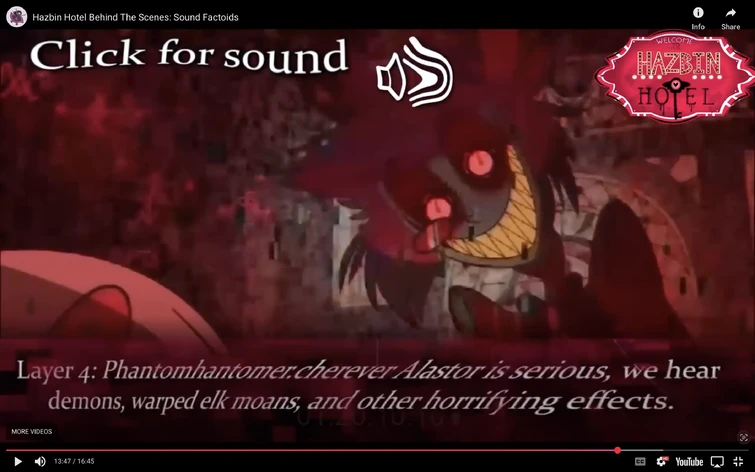 I was looking at an older behind the scenes video and I found something ...