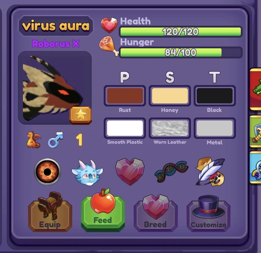 T/S virus aura roborus X | Fandom