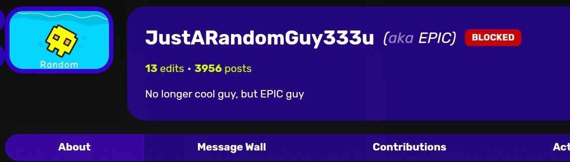 Random got blocked | Fandom