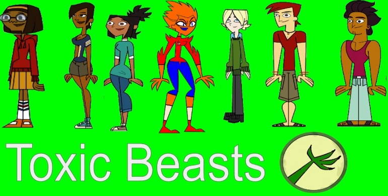 Total Drama Revenge Action Toxic Beasts Team Genderswap | Fandom