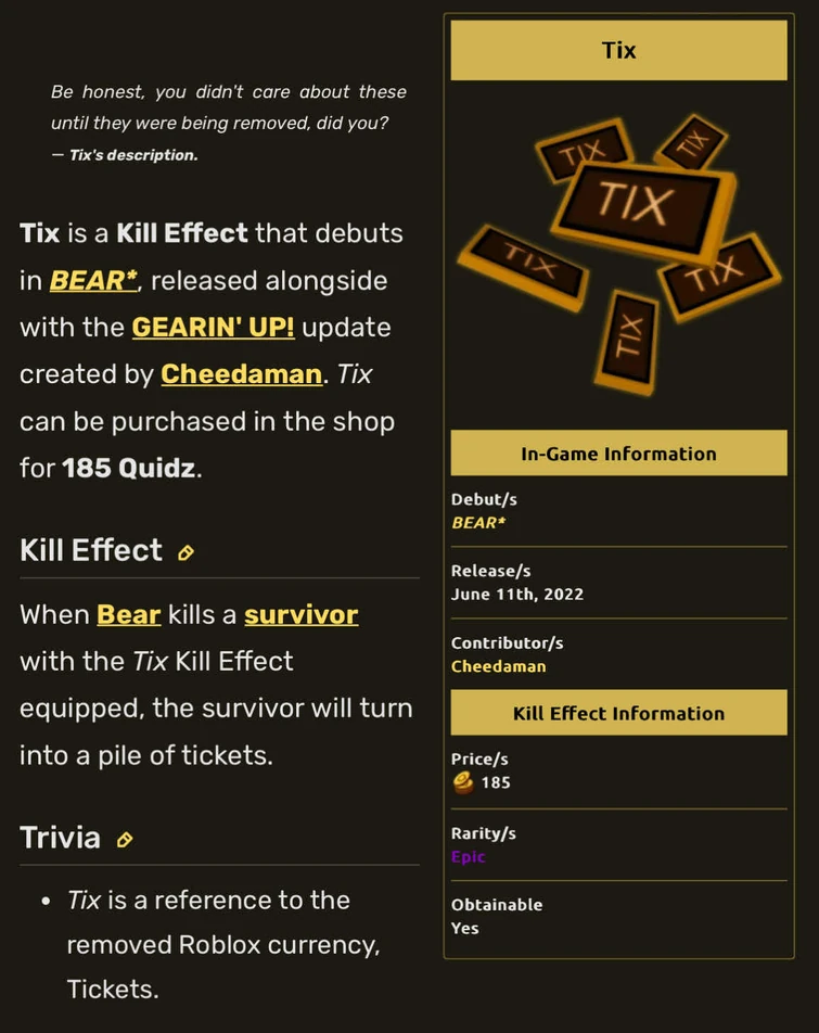 Discuss Everything About Roblox BEAR Wiki | Fandom