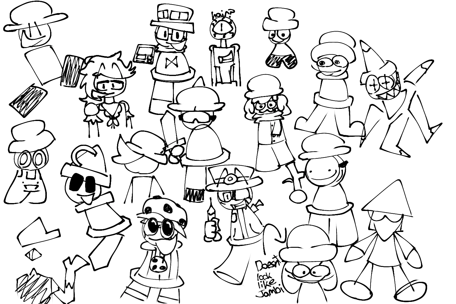 All the dnb oc drawings | Fandom