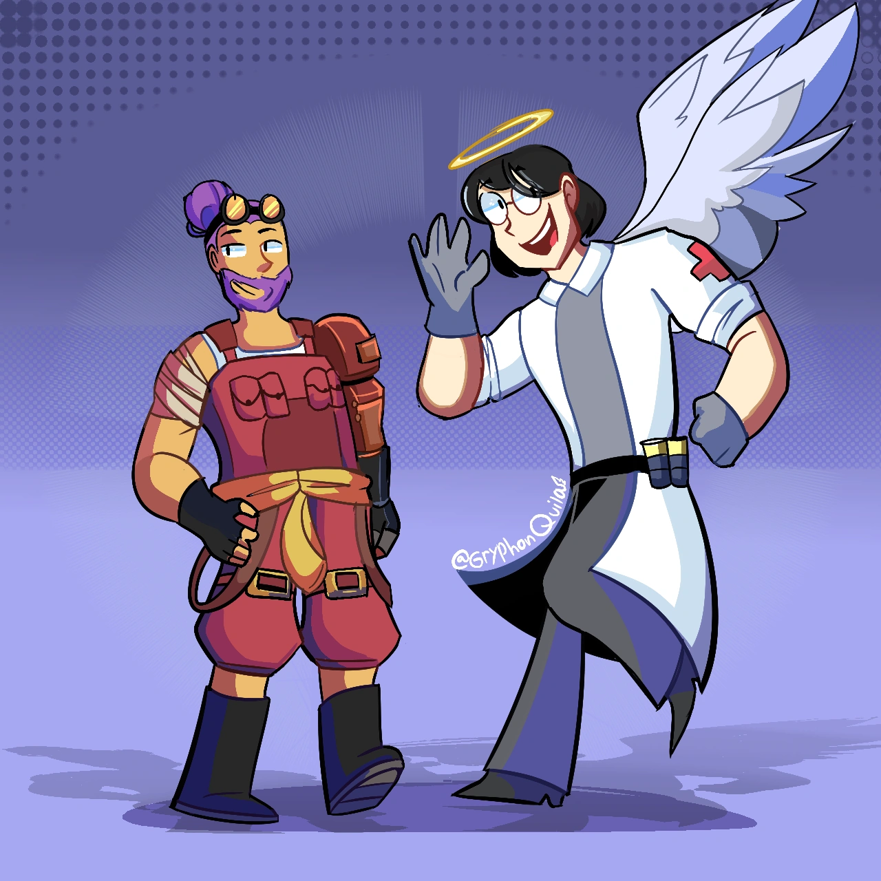 Engi and medic genderbended(but digital) | Fandom