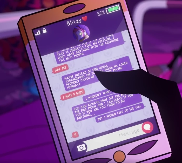 Does anyone have screenshots of Stolas and Blitz’s texts? | Fandom