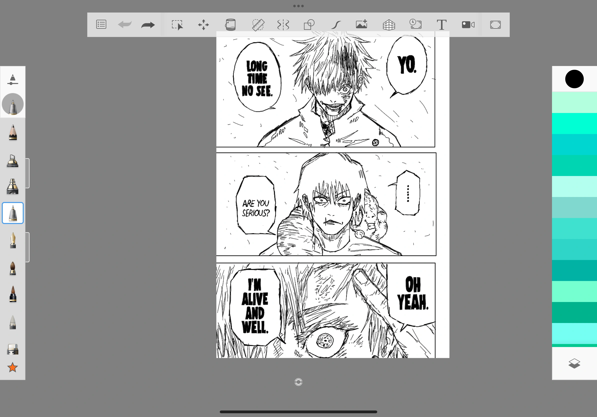 Gojo vs toji panel round 2 | Fandom