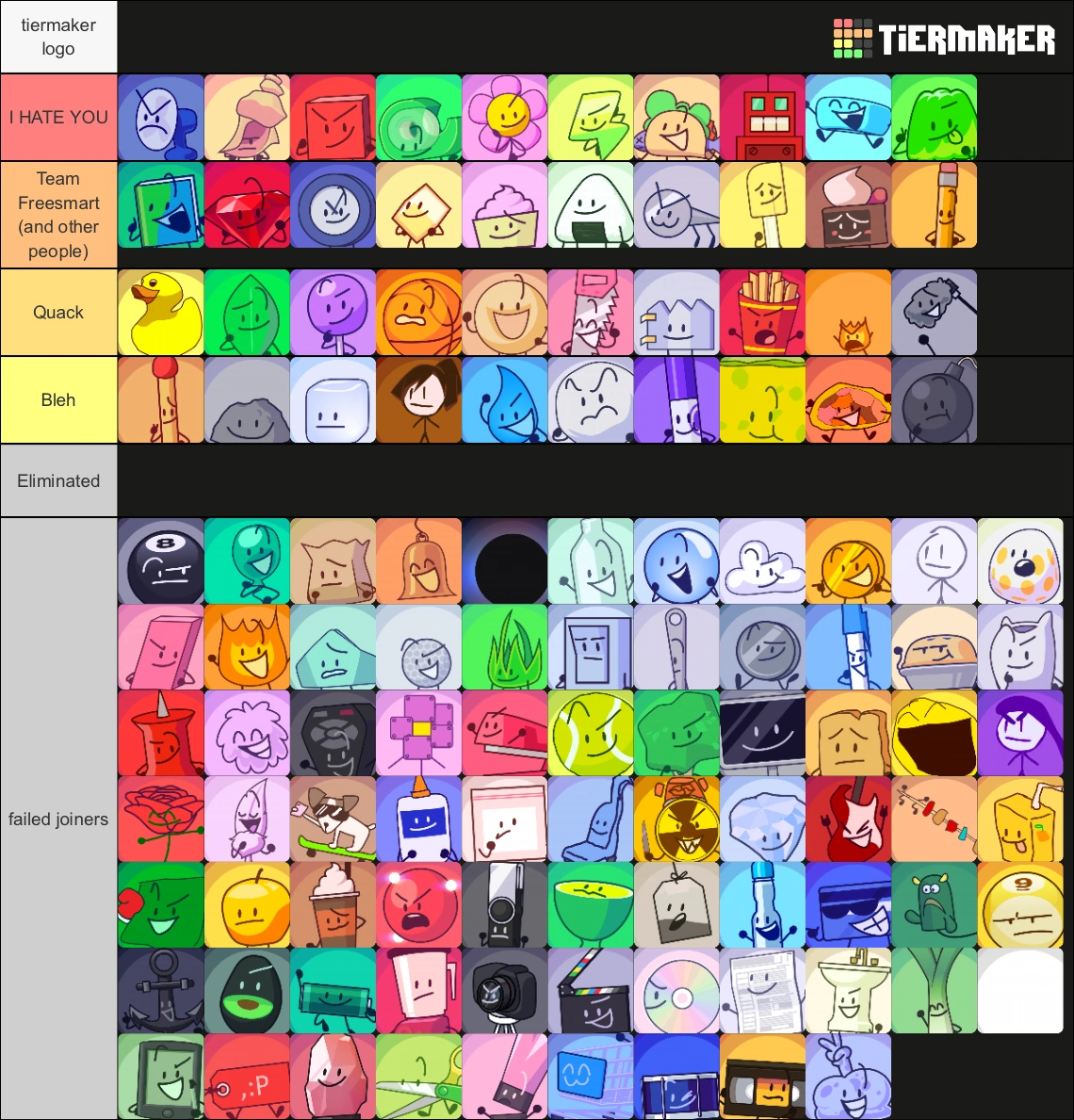 Ultimate BFB Voting 1: Teams are made | Fandom