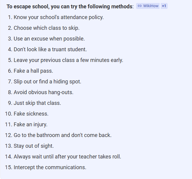 Okay so I looked up 'how to escape' and it sent me to 'how to escape ...