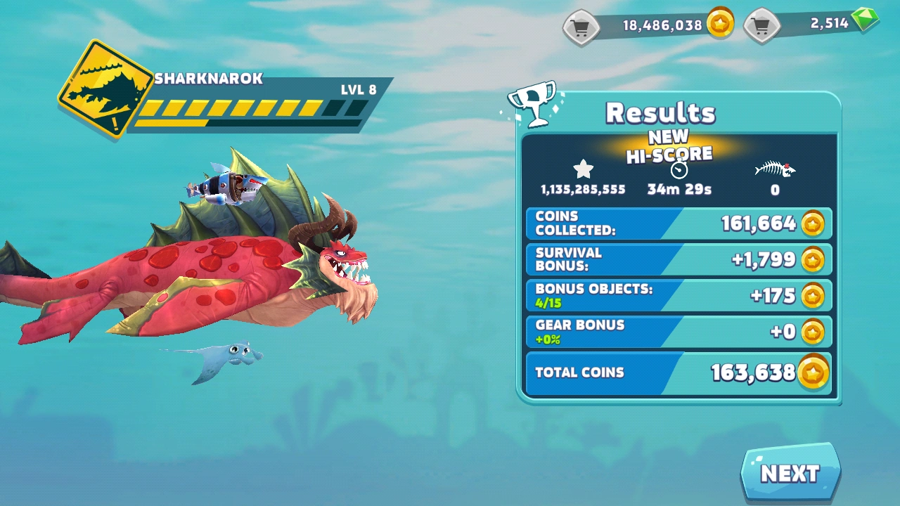 1 billion score with sharknarok | Fandom