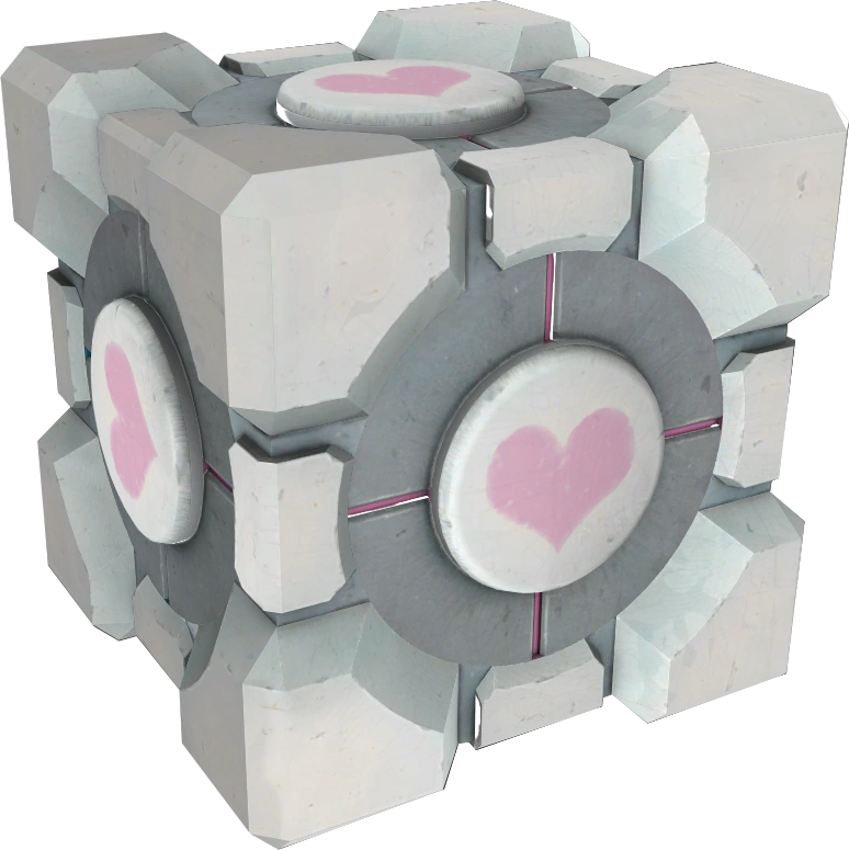 Aperture Science Weighted Companion Cube | 2Know Wiki | Fandom