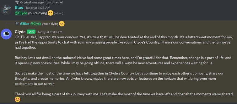 RIP Clyde AI | Fandom