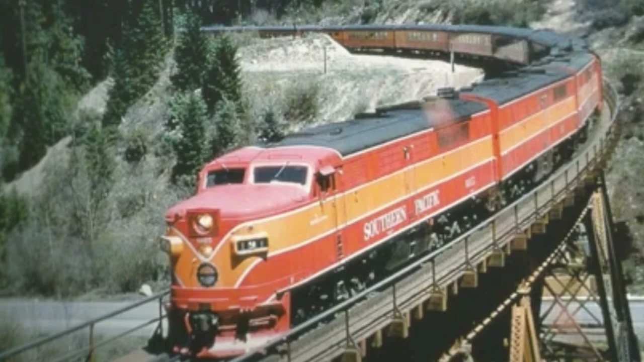 The Modern Diesel Electric Train Air Horn Whistle Within There Goes A ...