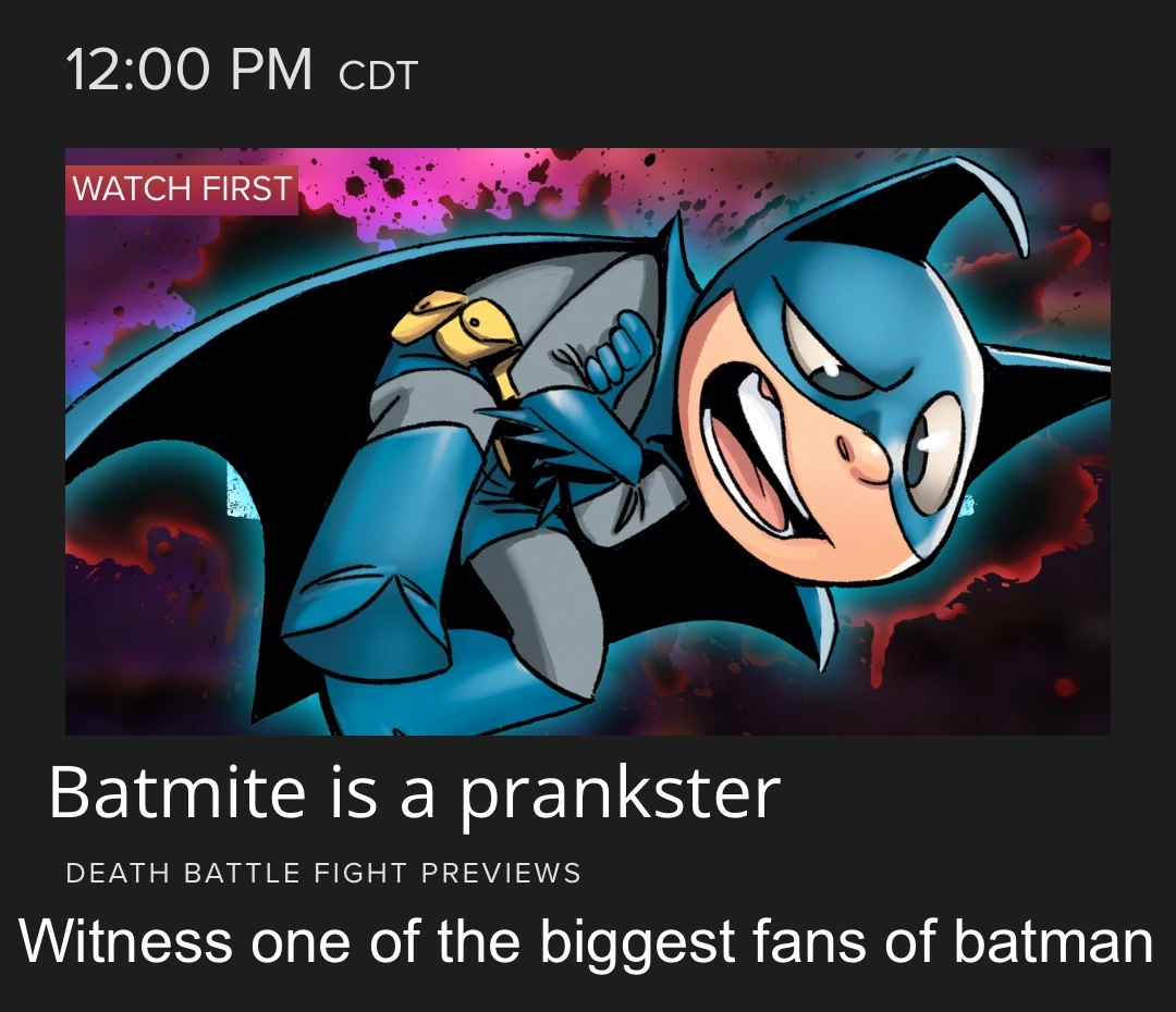 Bat-Mite vs Discord previews | Fandom