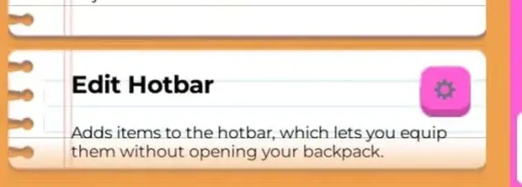 help how does the hotbar work | Fandom