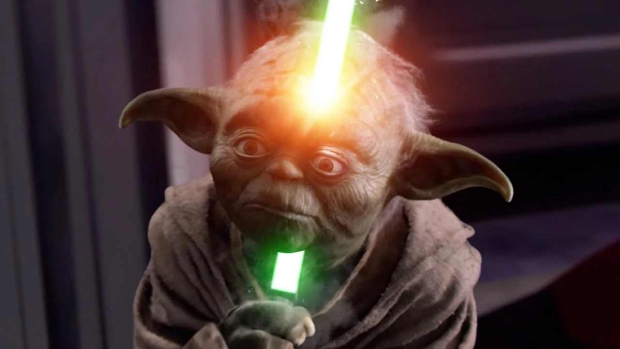 Yoda shocks Palpatine | Fandom