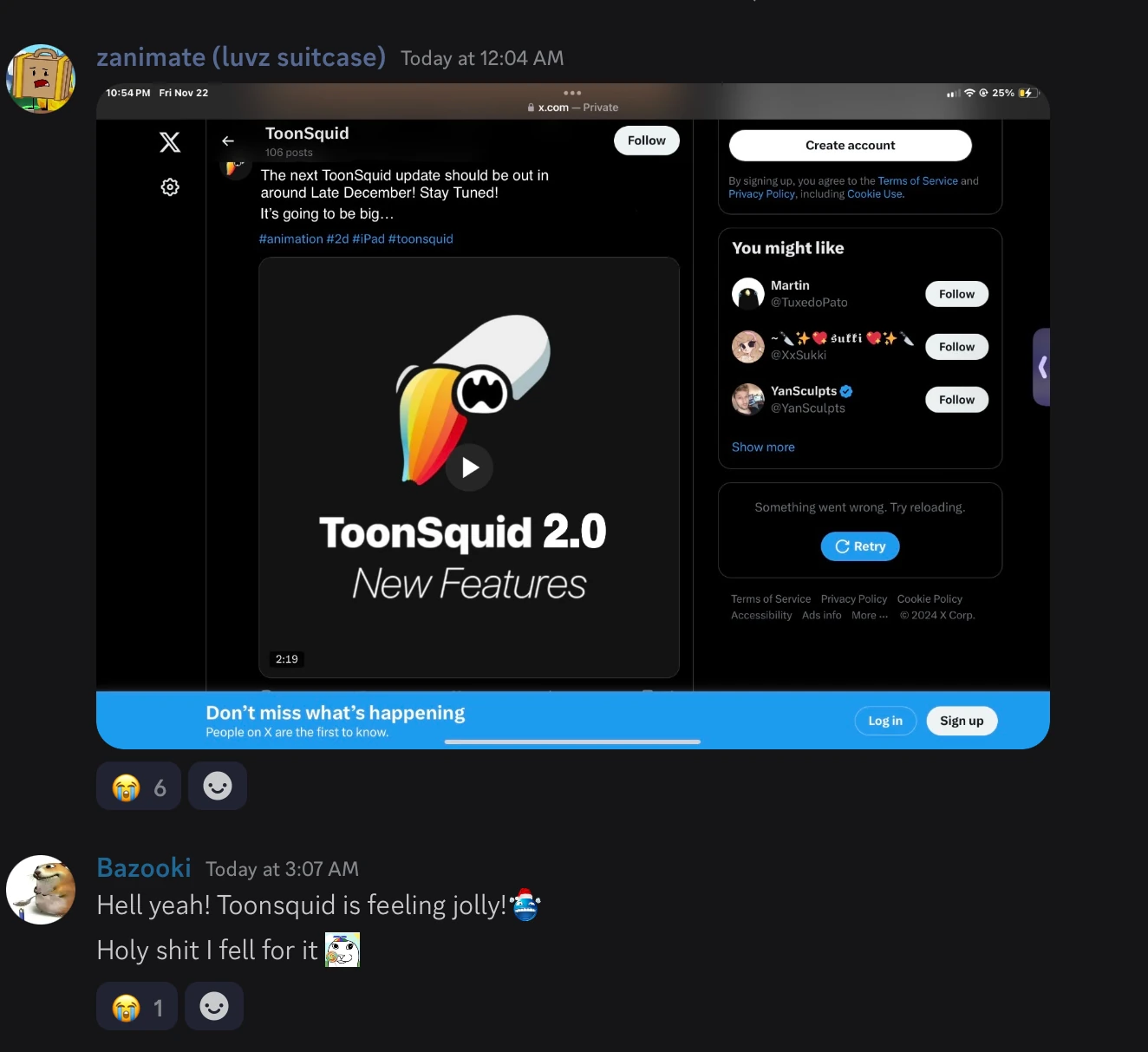 Toonsquid is feeling jolly! | Fandom