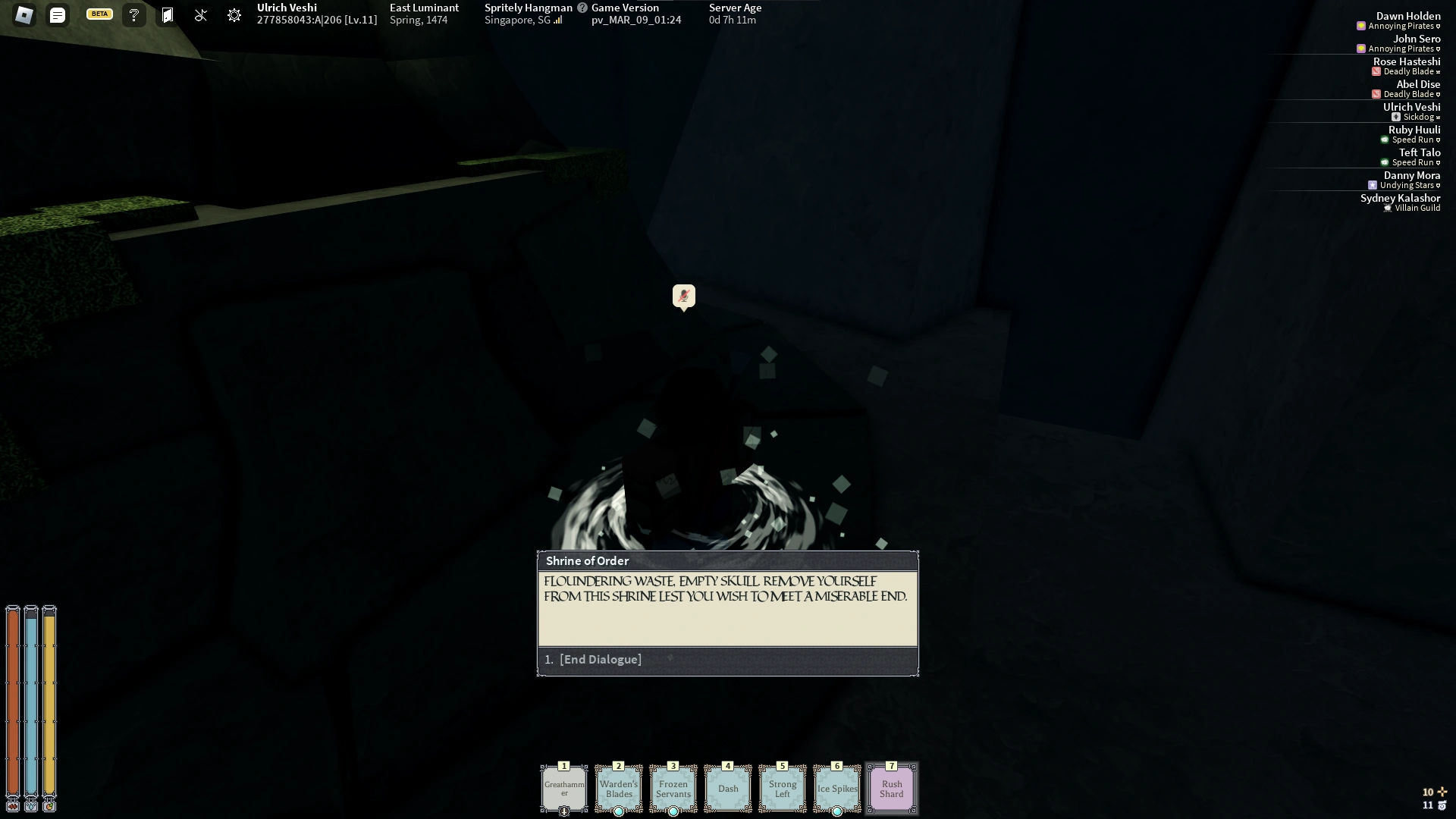 I cant use shine of order | Fandom