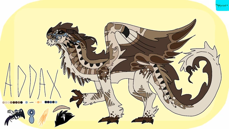 making refs for WoF characters 12 - Addax | Fandom