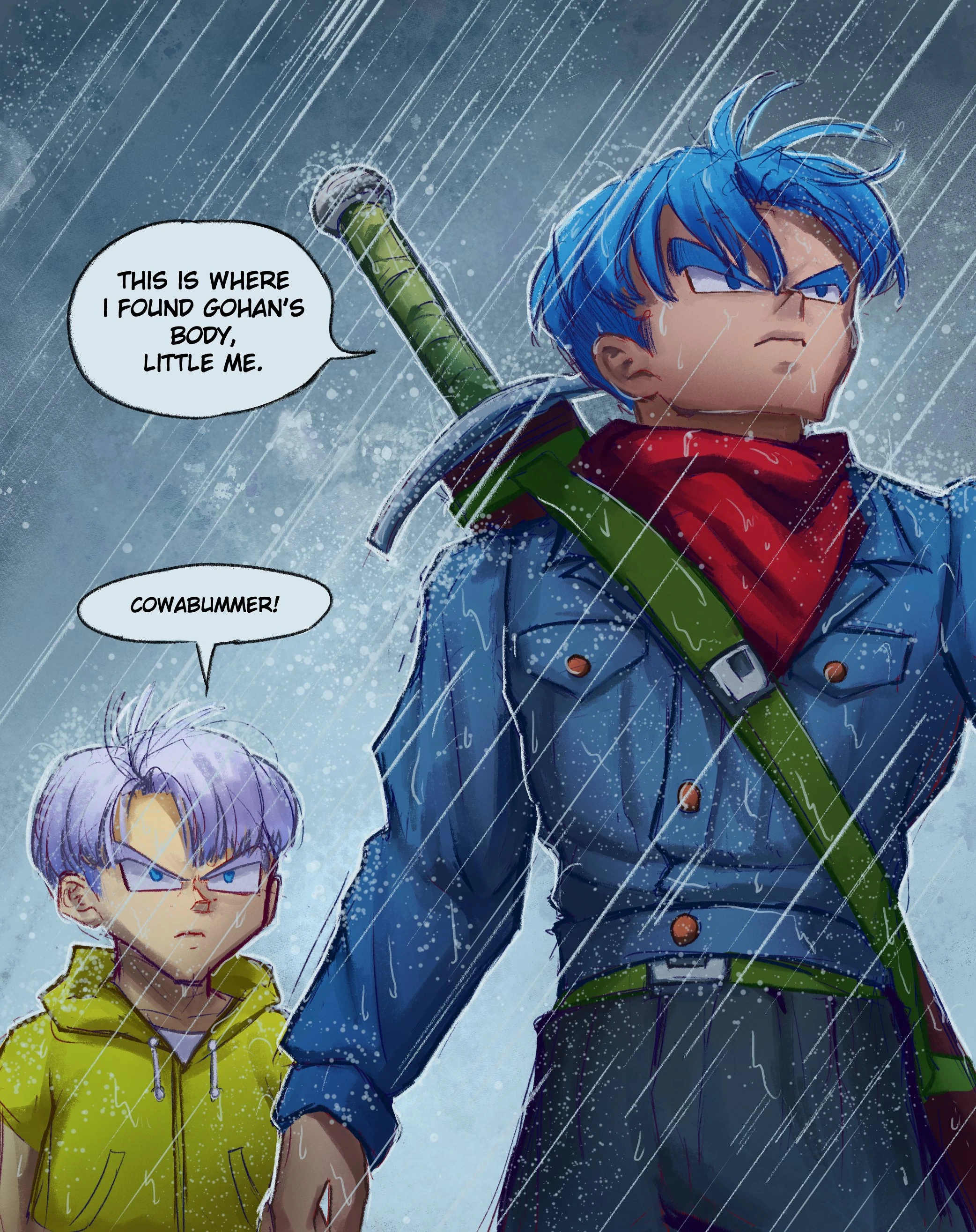 Future trunks and little trunks having an wholesome interaction | Fandom