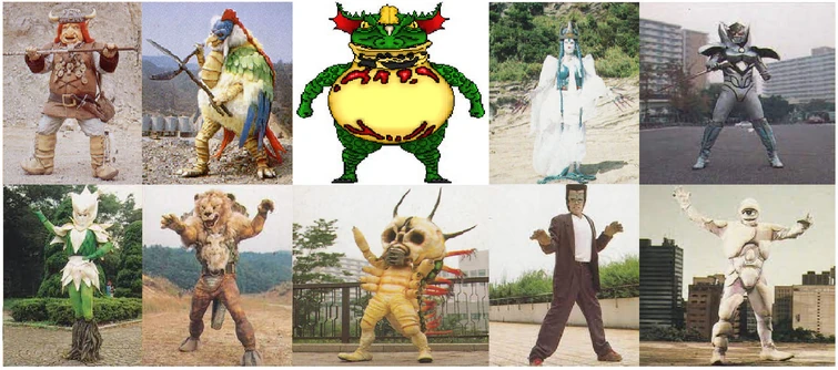 Zyuranger Exclusive Dora Monsters 👹/Mighty Morphin Unused Monsters 👿 ...