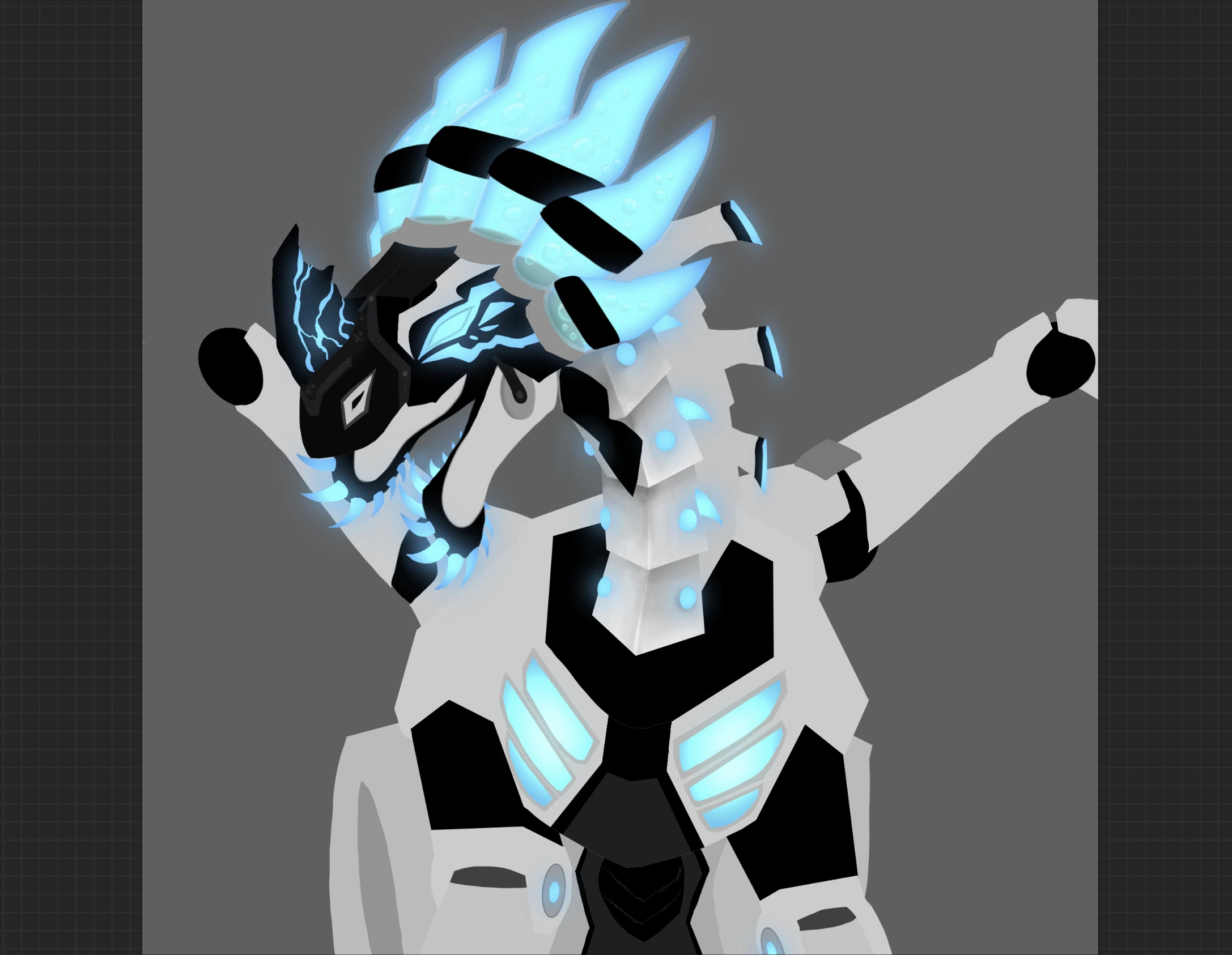 Semi-realistic robodon drawing (part 2) | Fandom