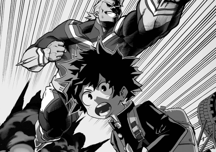 Screenshots I took while I was reading the MHA manga | Fandom