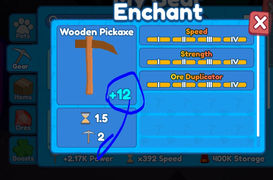 With a max enchant wooden pickaxe, you can mine just about anything ...