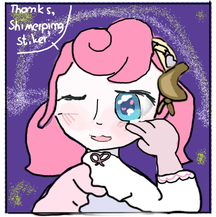 Here, Stikerping, Shimmer~! | Fandom