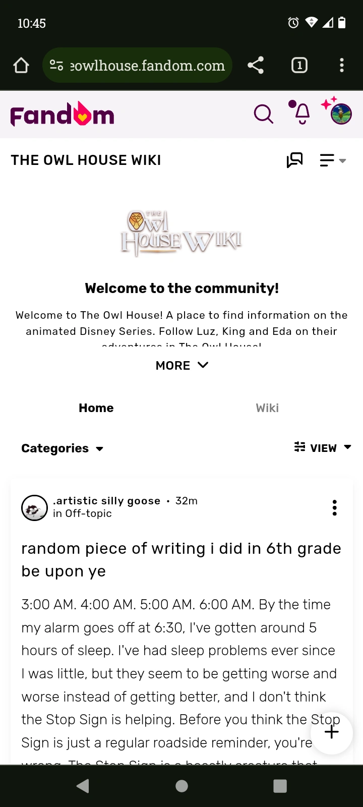 Why did Fandom do this until I reloaded the page? | Fandom