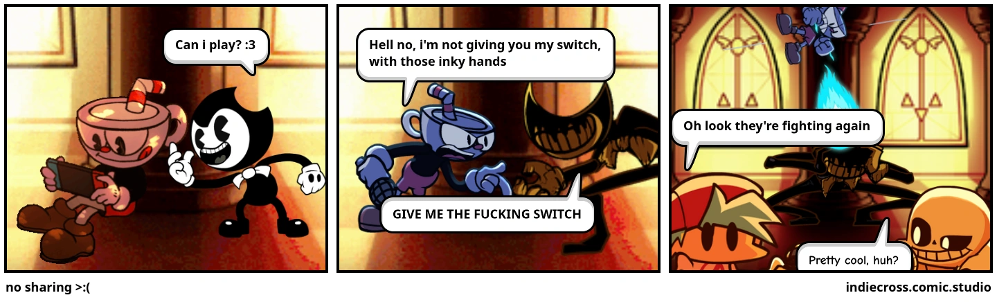 an indie cross comic i made | Fandom