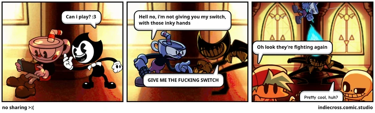 an indie cross comic i made | Fandom
