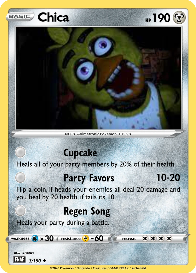 More FNAF Poke Cards Part 2 | Fandom