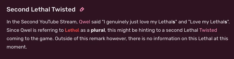 Okay my game theory is that brusha is the new leathal twisted... | Fandom