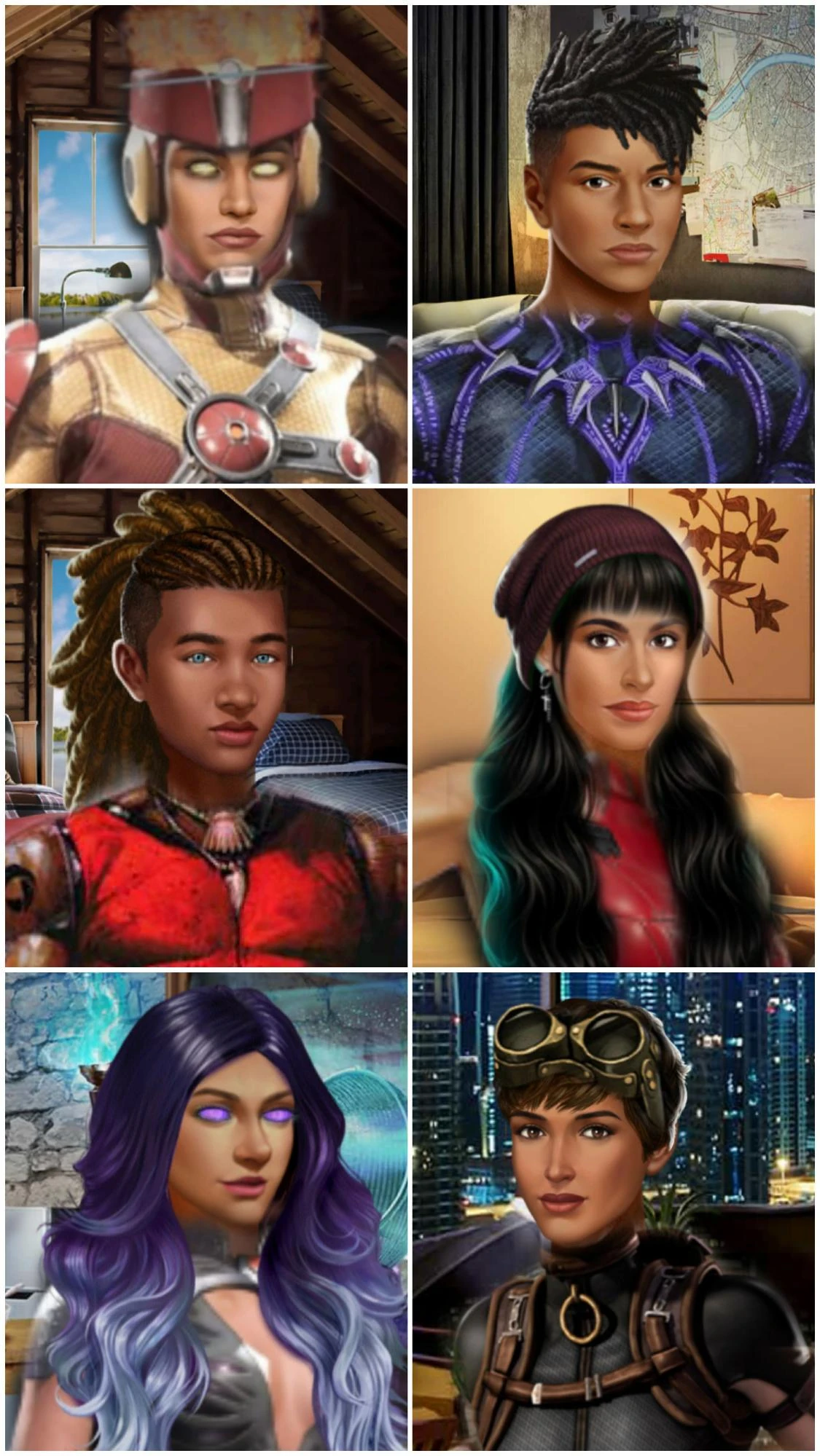 Here part 4 and 5 of superheroes and villians inspired by choices ...