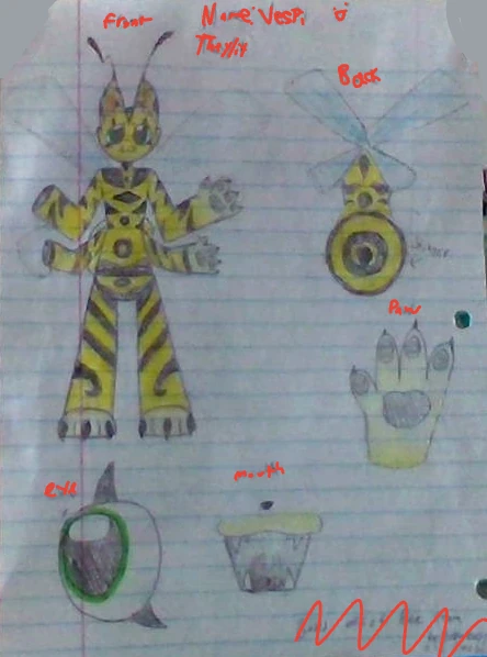 Random furry art I made in school today | Fandom