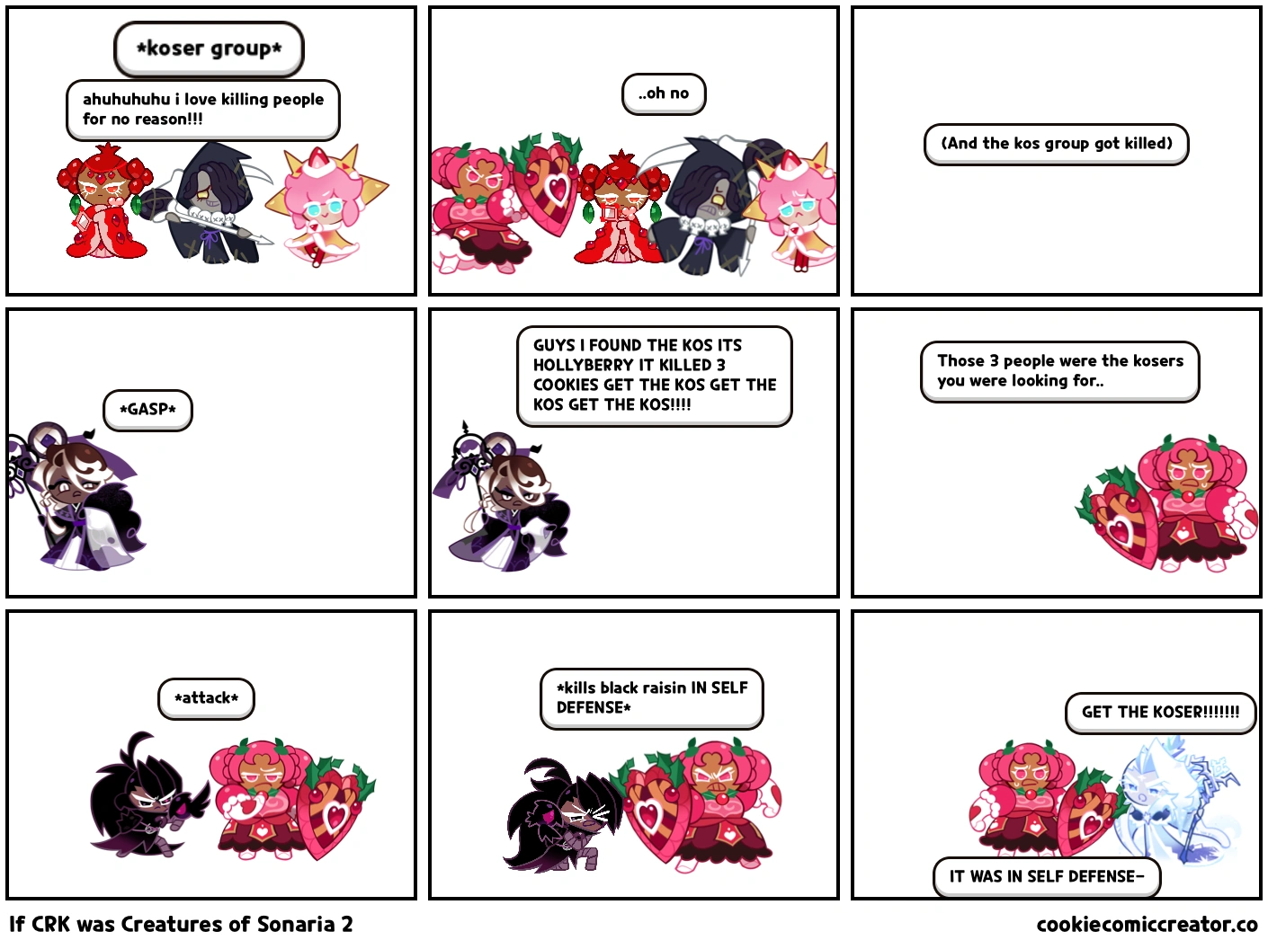 (CRK comic) Cookie run: Kingdom but it’s Creatures of Sonaria (Episode ...