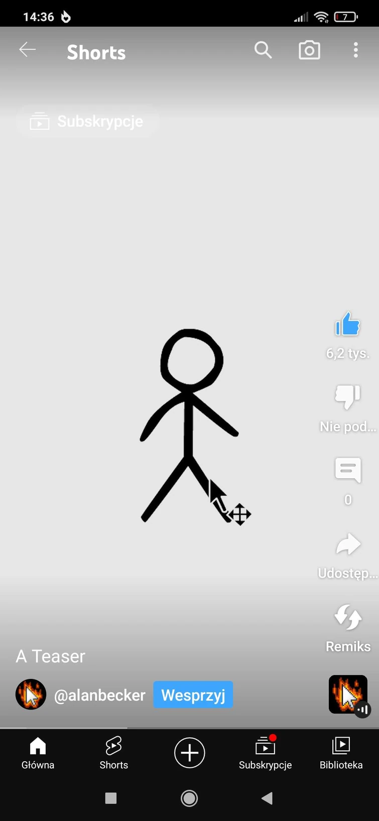 The teaser didn't show Alan drawing TCO - it showed Alan drawing Victim ...
