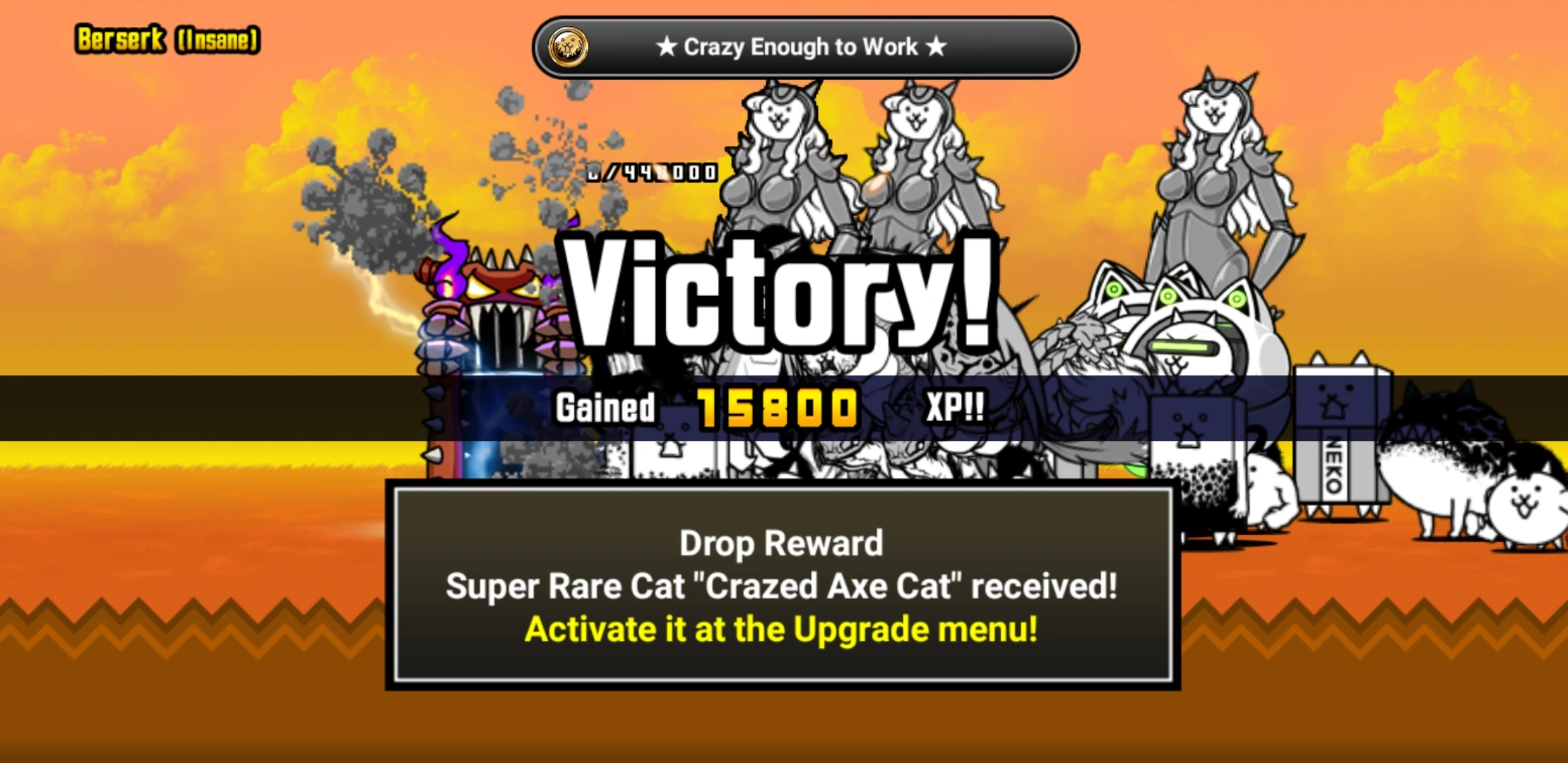 I've completed the final Crazed stage. | Fandom