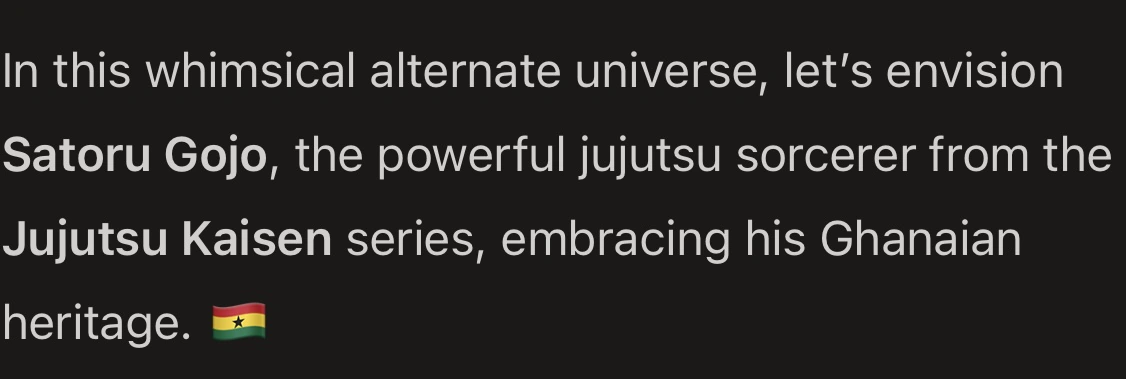 So I made a story of Satoru Gojo by using an Disney Ai poster story ...