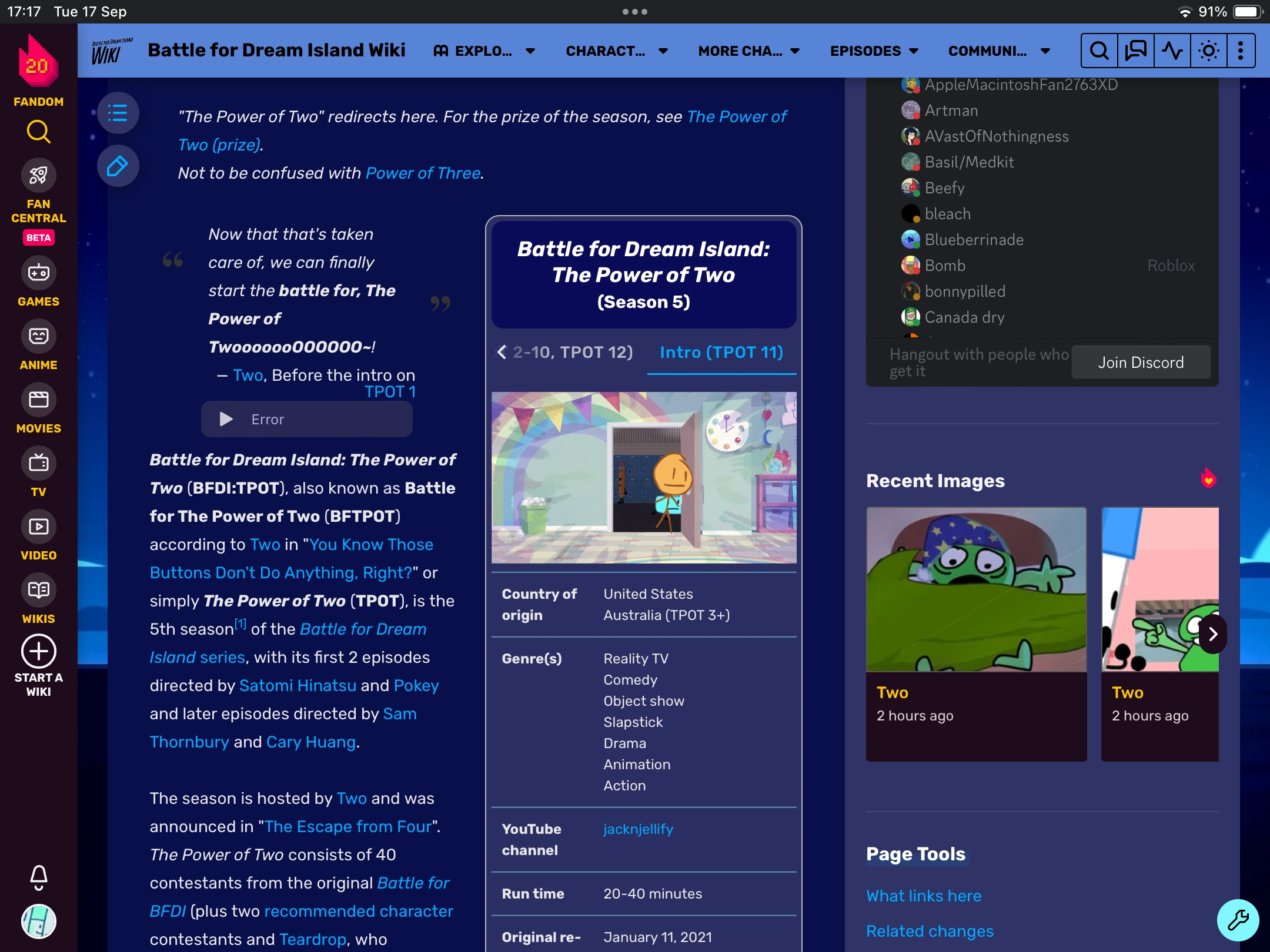 Can someone add TPOT 13 intro please? | Fandom