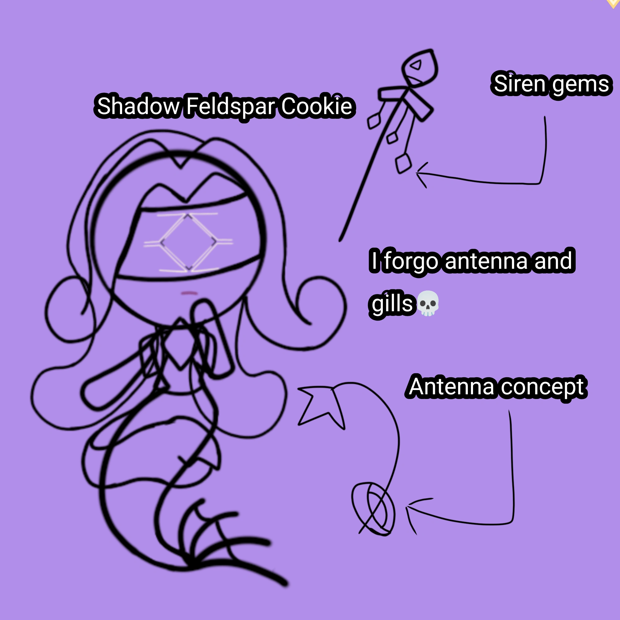 Just some nice lil Shadow Feldspar Cookie sketches | Fandom