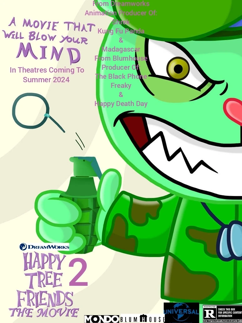 Check Out Is My Poster Movies From Happy Tree Friends 2 The Movie (2024 ...