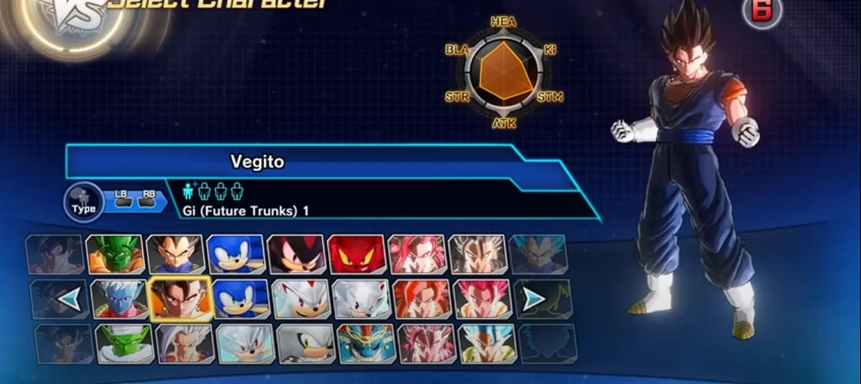 does my xv2 character selection menu look a little weird to anybody ...