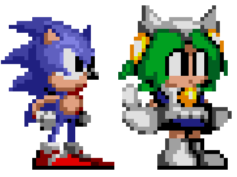 Sonic 1 Styled Dejiko (sprite by me lol) | Fandom