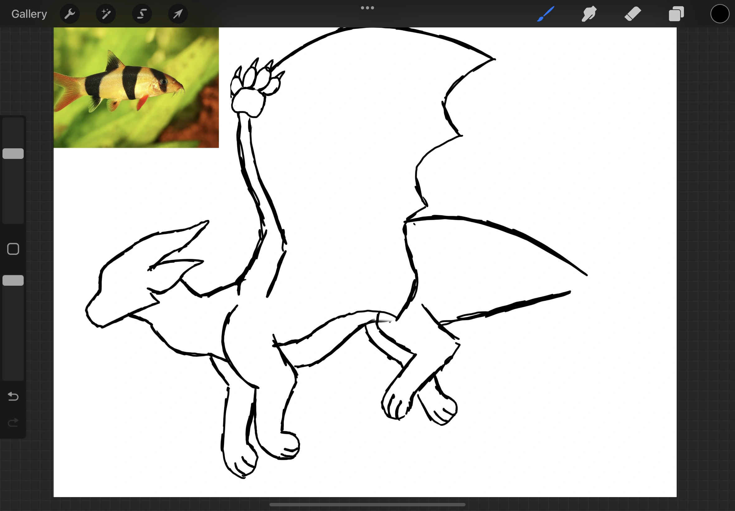 Drawing a clown loach dragon | Fandom