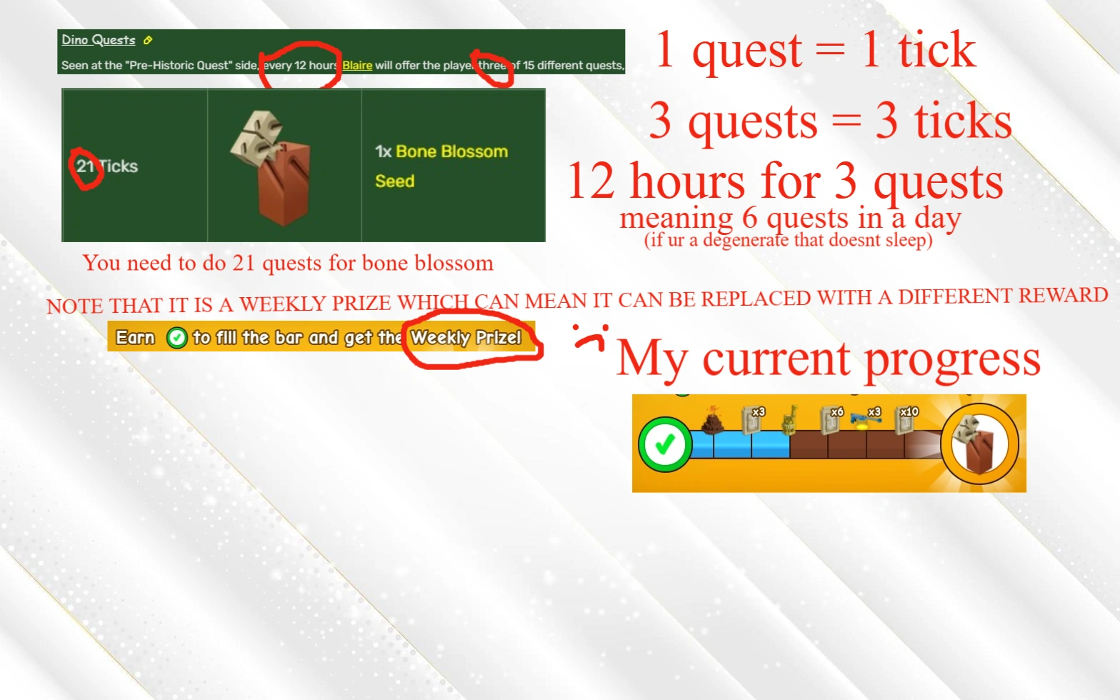 i made this image to see how much time i have to get bone blossom | Fandom