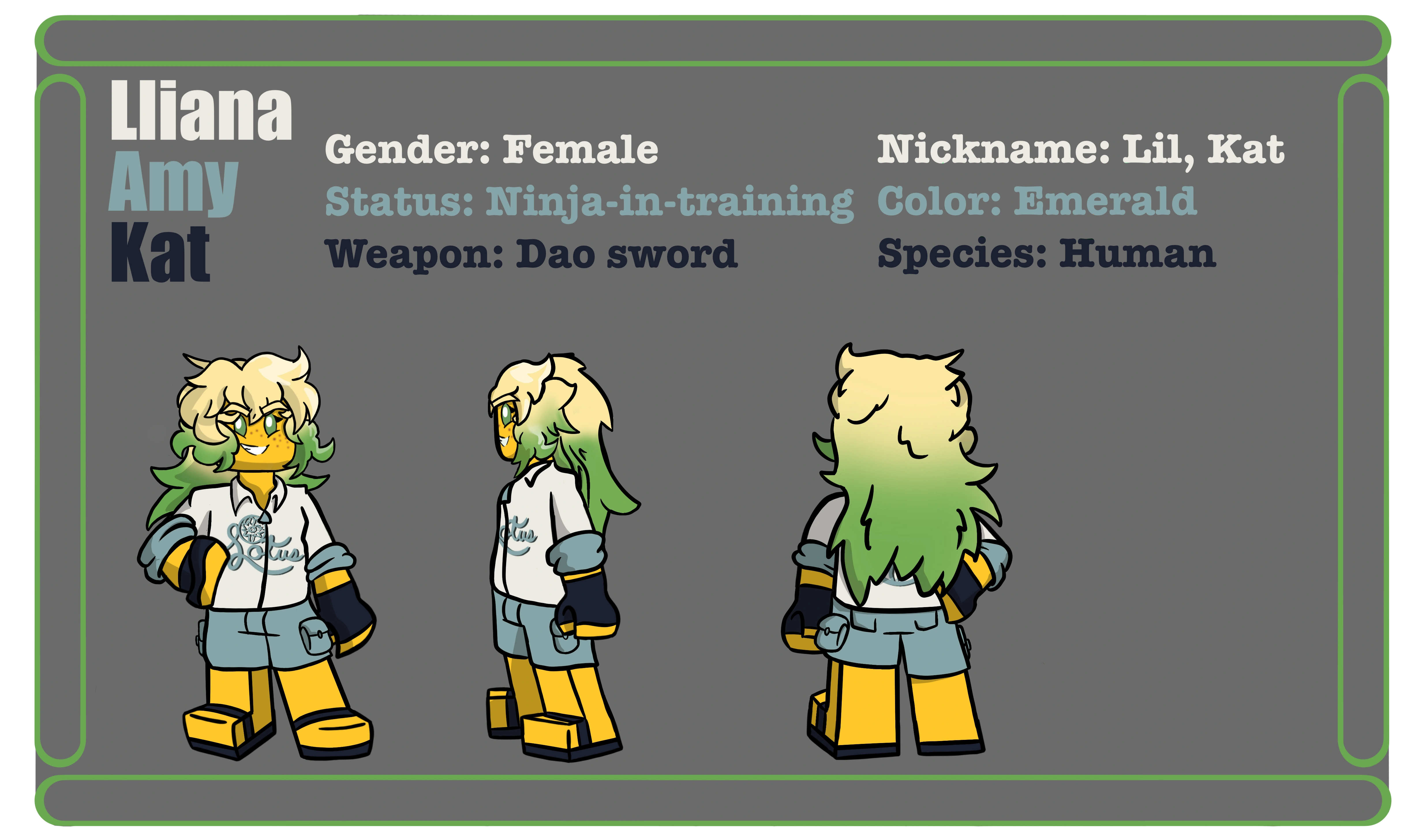 Some fanfic character sheets cuz why not | Fandom