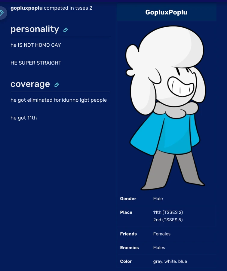 this wiki is disgusting. | Fandom