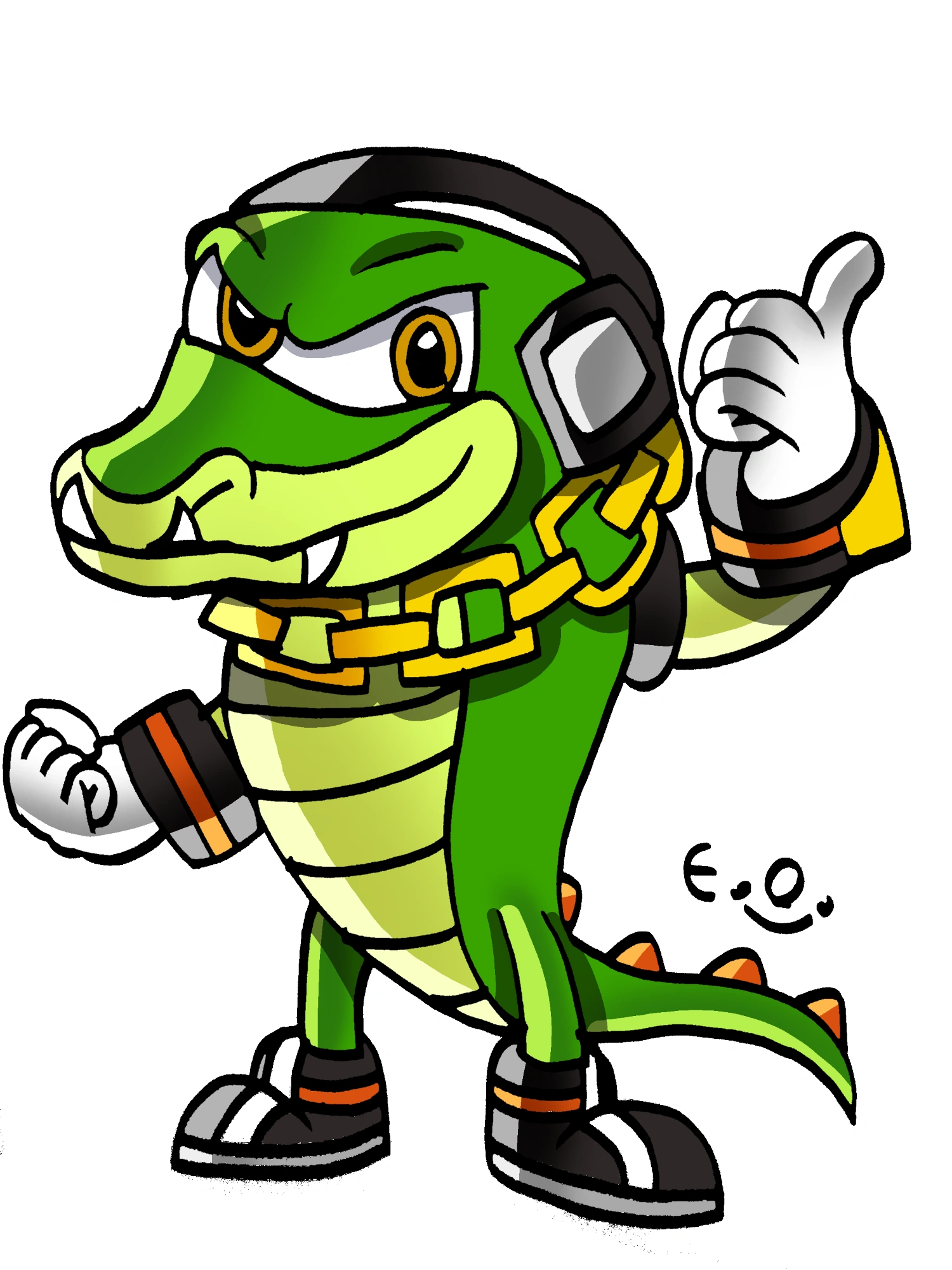 My drawing of Vector the Crocodile | Fandom